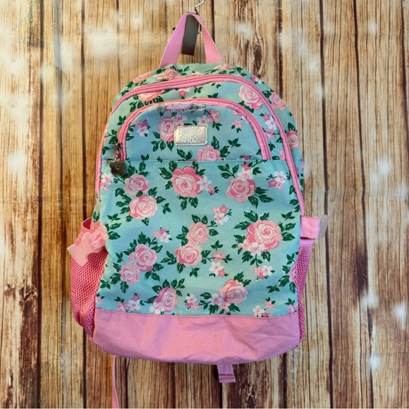 Limited Too | Accessories | Limited Too Floral Pink Backpack Zipper ...